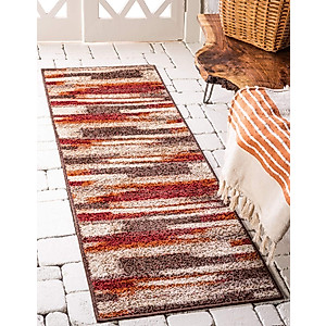 Unique Loom Autumn Collection Area Rug - Wheat (2' 7" x 10' Runner, Multi/ Beige)