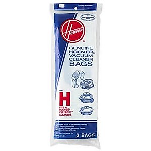HOOVER Style H Canister Vacuum Cleaner Bag 9 Count