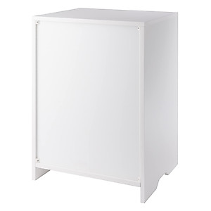 Winsome Wood Nova Storage Cabinet, 1-Drawer with Open Shelf, White
