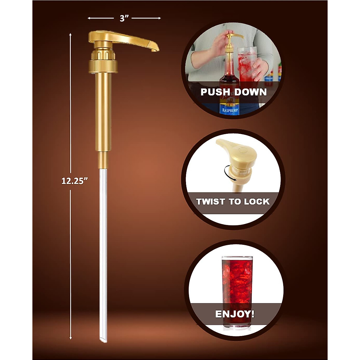 Torani Sugar Free Vanilla Syrup for Coffee 25.4 Ounces for Vanilla Flavored Syrup with Fresh Finest Syrup Pump Dispenser