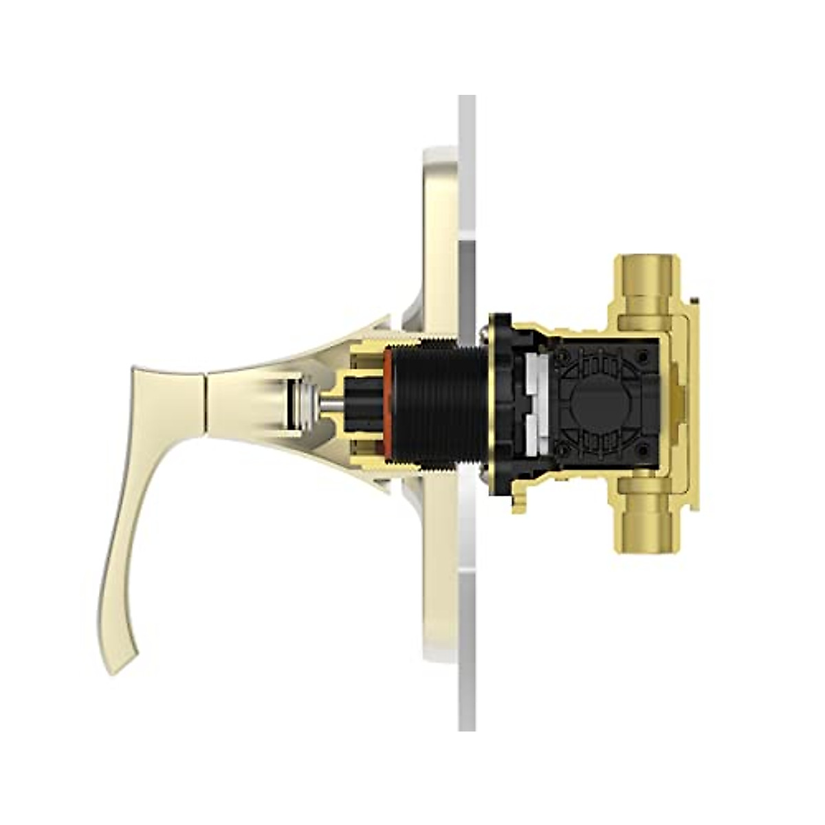 Pfister 0X8-310A PermaBalance Single Control Tub & Shower Rough-In Valve, Brass