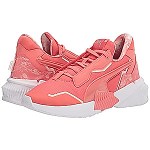 PUMA Women's PROVOKE XT Sneaker, Georgia Peach-Puma White, 8.5