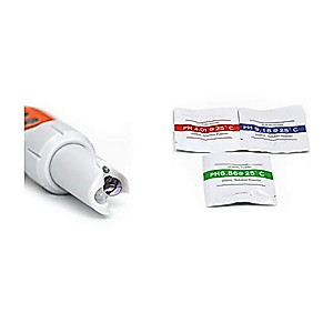 Y-LKUN Water Quality Meter Protable LCD Digital PH Meter 0-14PH Pen Salinity Meter Water Quality Salinity Measurement Detector Measuring Tool Moisture Meter