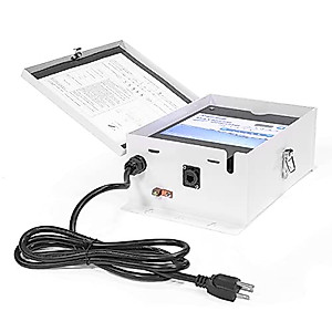 XtremepowerUS 15K Salt Chlorination System for In-Ground Pools up to 15,000 Gallons Flow Switch Cell Fitting Complete System, White