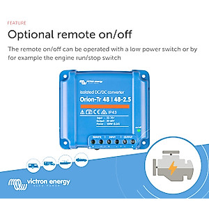 Victron Energy Orion-Tr IP43 48/48-Volt 2.5 amp 120-Watt Isolated DC-DC Converter
