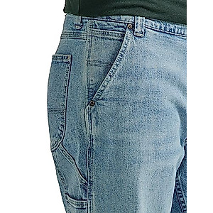 Lee Men's Legendary Workwear Carpenter Jean, Union Fade, 36W x 30L