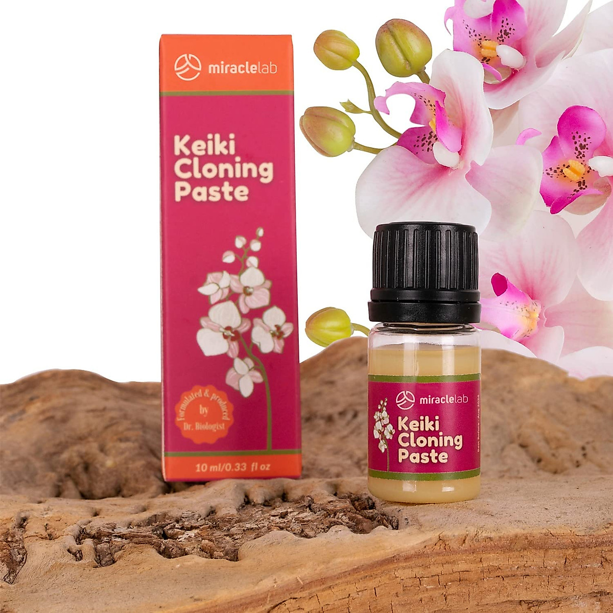 Miracle Lab Keiki Cloning Paste Special Cytokinin Formula Gives a New Baby Orchid (Keiki) in Weeks-Can Be Used on All Kinds of Orchids and Also House Plants (1 Pack)