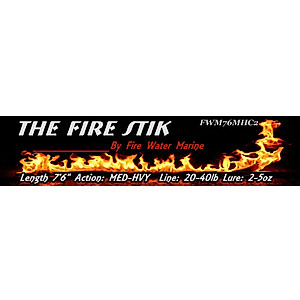 FIRE STIK The 7'6" Catfish Casting Rod Fishing