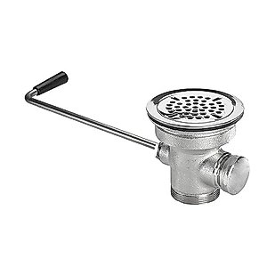 Krowne 22-204 Waste Drain with Overflow Outlet, Chrome