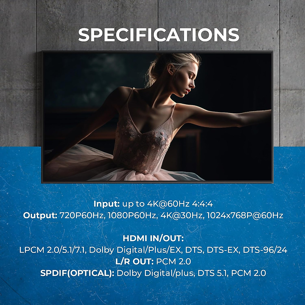 OREI 4K 2x2 HDMI or USB-C Video Wall Controller Processor Display Upto 4K 60hz 2x1, 1x2, 1x3, 1x4 Supports 180 Degree Rotate RS-232 Audio Extraction