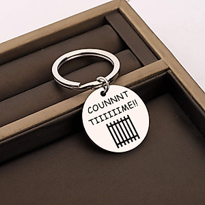 CHOORO Correctional Officer Gift Counting Time Keychain Prison Officer Gift Correctional Officer Jewelry Prison Guard Jewelry (Counting Time Keychain)