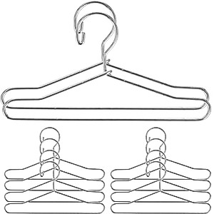 Toddmomy Ken Doll Clothes Doll Clothes Rack 10pcs Metal Mini Clothes Hangers Clothes Holders Miniature Metal Hangers for Gown Dress Closet House Accessories Doll Clothes Hangers Black Felt Hangers