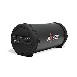Axess Speakers Bluetooth Wireless Portable — at Home, Car Speakers, Or Outdoor Speaker with Aux, SD Card, & USB Compatibility for Amazing Sound - SPBT1041