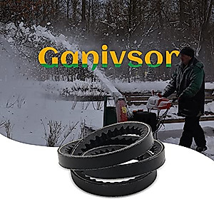 Ganivsor Replacement Snowthrowers Drive Belt for MTD Troy-Bilt Storm 754-04201 954-04201 2410 2620 2840 3090