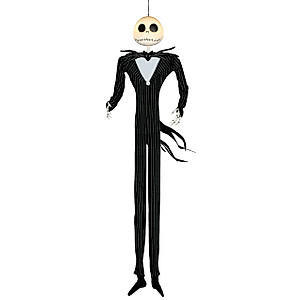 Disney The Nightmare Before Christmas Jack Skellington Light and Sound Full Size Poseable Hanging Character Decoration