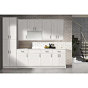 ONESTOCK 17.75W x 29H Unfinished Oak Kitchen Cabinet Door Replacement, Shaker Style