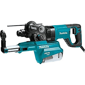 Makita HR2661 1" AVT Rotary Hammer, Accepts Sds-Plus Bits, w/Hepa Dust Extractor (D-Handle), Blue
