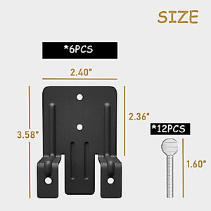 Neslime 6 Pcs Mattress Slide Stopper for Twin XL Bed Frame, Mattress Stoppers to Prevent Sliding, Non Slip Mattress Gripper, Wide Adaptation Range, Easy Installation, Black