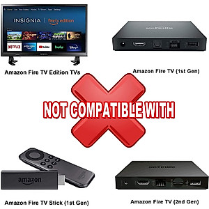 Allimity L5B83H Remote Control Fit for Amazon Fire TV Cube (2nd Gen), Fire TV Stick (2nd Gen), Fire TV Stick 4K, Fire TV Cube (1st Gen), and Amazon Fire TV (3rd Gen) Amazon fire tv Stick lite