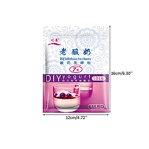 LIANXUE 1 Pack 10g Homemade Yogurt Yeast Starter Make Good Batches of Quality Probiotic-Dense Plain Vegans Yogurt Powder