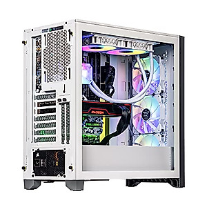 Velztorm White Armix Prebuilt Gaming Desktop PC (AMD Ryzen 9 7900X 12-Core 4.7GHz, Radeon RX 7900 XT 20GB, 64GB DDR5, 1TB PCIe SSD + 2TB HDD (3.5), 240mm AIO, 1000W PSU, Killer WiFi 6E, Win10Pro)