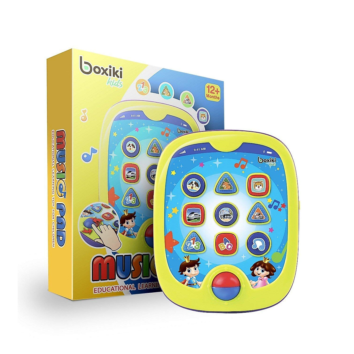 Boxiki kids Smart Pad Educational Toys for Babies and Children - Preschool Learning Toddler Tablet Toy for Infants. Learn ABC, Numbers & Play Games.Learning Toys for 3,4,5 Years Old Boys & Girls