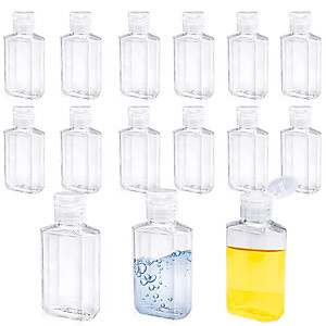 Meirrnyyu 30 Pcs 2 Oz Clear Refillable
