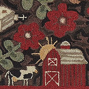 Park Designs Farm Life Hooked Rug 2' x 3'