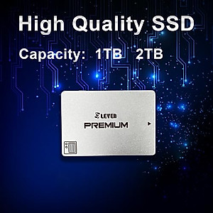 LEVEN JSN600 NAS 2.5” SATA SSD 1TB, Compatible with NAS Devices & NUC & Laptop & Desktop 24/7 Use, Approve for Asustor AS66/67 Use