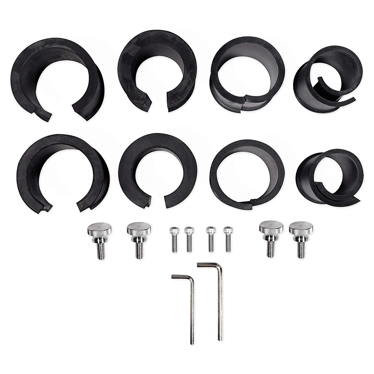 Rockville MacSwivelB (2) 360 Degree Rotation Swivel Clamp Mounts for Tower Pods