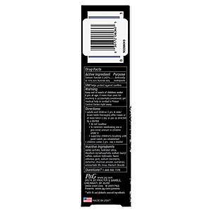 Crest 3D White Whitening Therapy Charcoal Deep Clean Fluoride Toothpaste, Invigorating Mint, 3.5 Ounce, Pack of 2