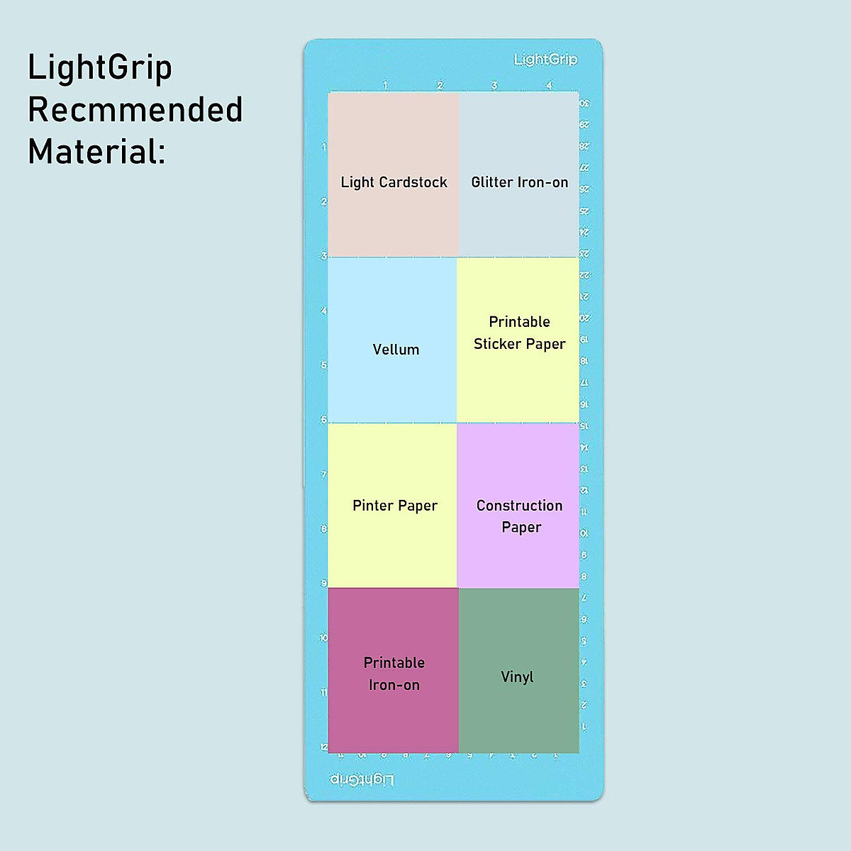 4pcs Cutting Mat for Cricut Joy 4.5x12 inch StandardGrip LightGrip Replacement Cutting mat Variety Adhesive Quilting Cutting mats for Cricut Joy Accessories