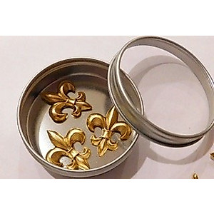 Fleur De Lis Magnet Decorative Hooks, 3 pc Set, Silver