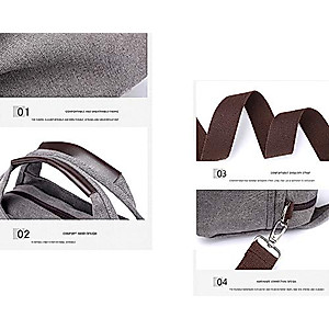 Hobo Bag Canvas Handbag Canvas Purse Canvas Tote for Women, Satchel purses for women Top Handle Tote Shoulder Purse, Crossbody Bag Tote Bag Anti-theft Hobo Tote[Black]