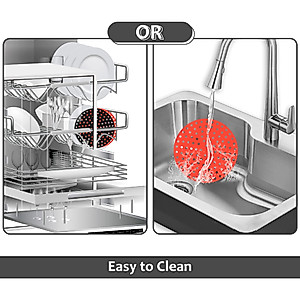 Viwehots Silicone Air Fryer Liners, Reusable Air Fryer Silicone Liners 4 Pack, Easy Clean Air Fryer Accessories, Non Stick Dia 8" Airfryer Accessory Parchment Replacement Basket Liners Mixing Color