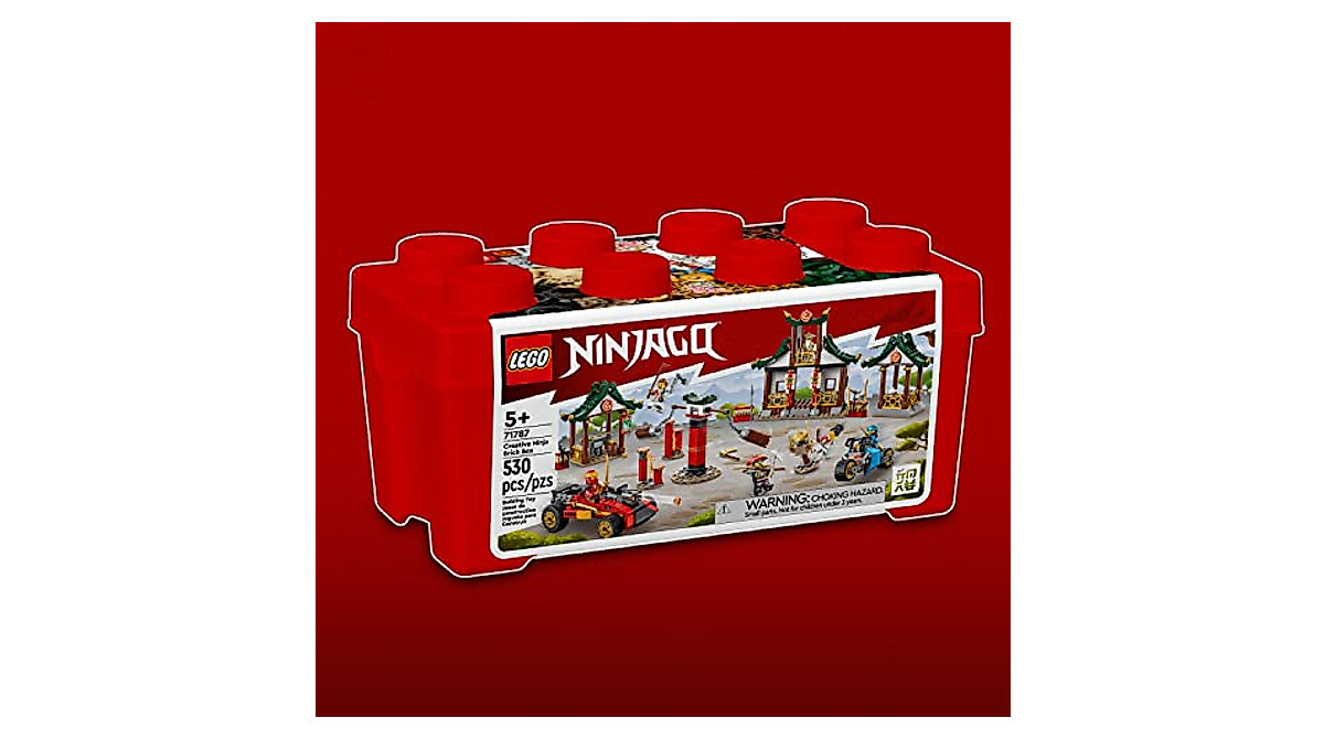LEGO NINJAGO Creative Ninja Brick Set – Build, Play & Store for Kids 5+