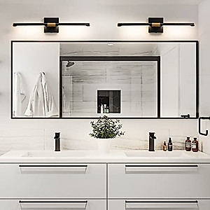 Bathroom Vanity Light Fixtures Over Mirror 24 inch LED Vanity Lights 4000K Morden Wall Sconce Picture Lights for Paintings