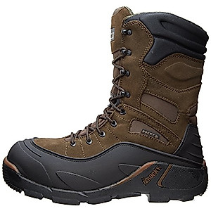 Rocky Men's Blizzard Stalker Pro Hunting Boot,Brown/Black,11 M US