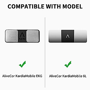 YINKE Case for AliveCor Kardia Mobile Heart Monitor EKG/Wireless 6-Lead EKG, Travel Case Protective Cover Storage Bag (Black)