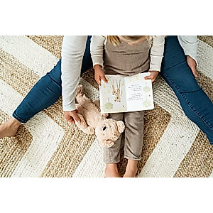 Slumberkins 14" Kin & Board Book | Promotes Gratitude, Respect & Sharing | Social Emotional Tools for Ages 0+ (Honey Bear Kin & Board Book)