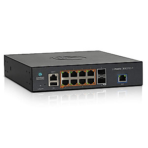 Cambium Networks cnMatrix EX2010-P, Intelligent Ethernet PoE Switch, 8 1G and 2 SFP Fiber Ports (MX-EX2010PxA-U)