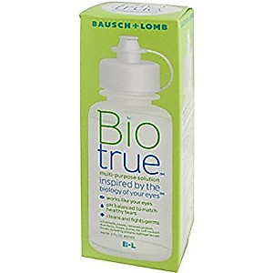 Bausch and Lomb Bio True Multi-Purpose Solution 2 Oz Travel Size (Pack of 3)