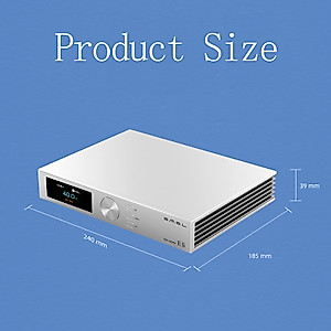 SMSL D400ES Lossless Bluetooth HiFi Fever MQA Balanced Pure Decoder ES9039MS Pro high-end Fever DAC DSD512 Hard Solution The New Third-Generation XMOS XU-316 (with Remote Control)