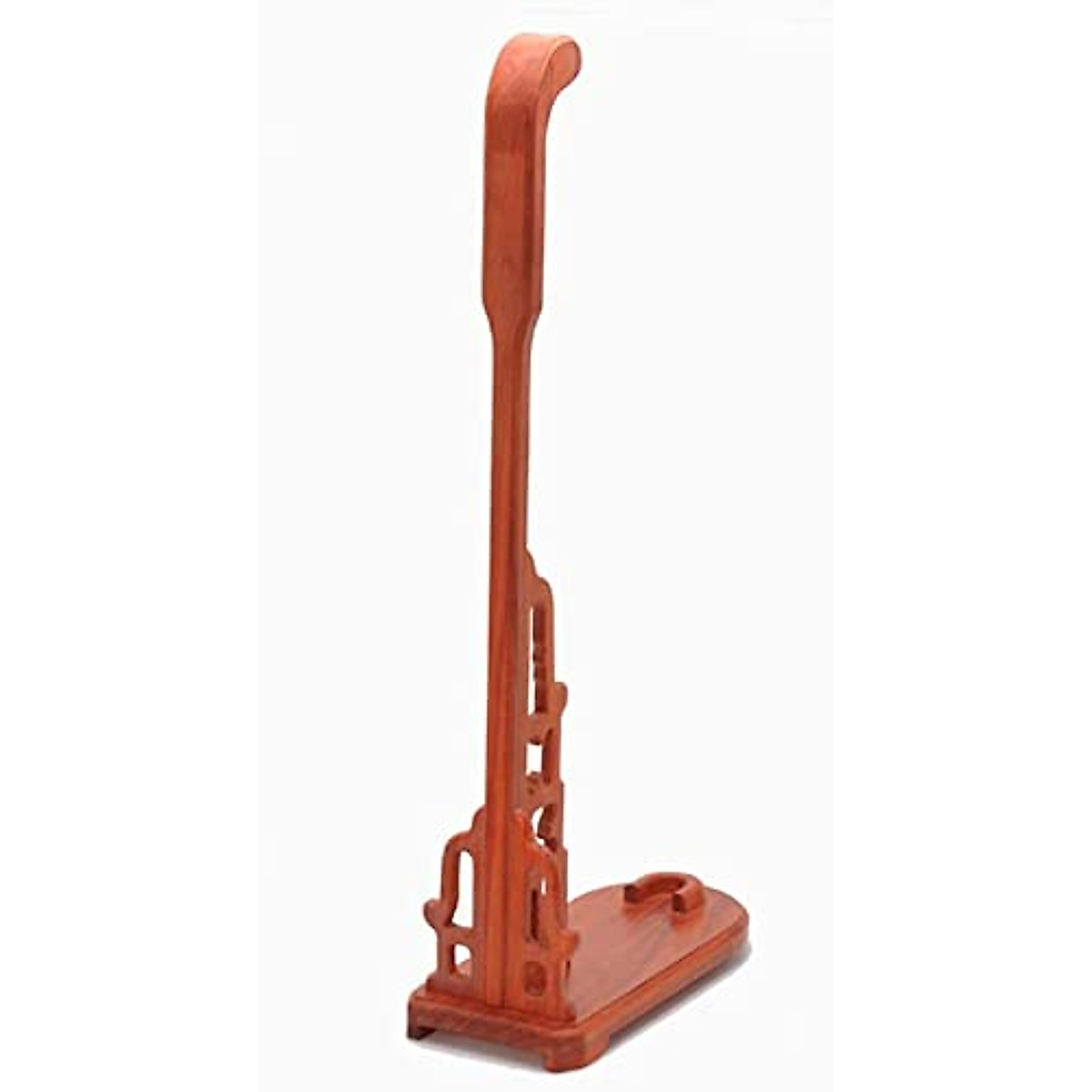 LUCKNIGHT Display Stand Vertical Wood Sword Rack Stand Sword Holder Bracket Hook for Samurai Wakizashi Tanto Standard Swords Sword Stand