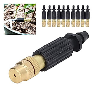 Drip Irrigation Sprayer, Misting Nozzle Cooling for Garden for 4/7mm Pipe