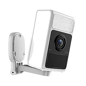 SJCAM 4MP Security Cameras Wireless Outdoor, 2K Home Camera with Spotlight, Battery Powered, Waterproof, 2-Way Audio&Siren Alarm, AI Motion Detection, Color Night Vision, with 32G TF Card (White)