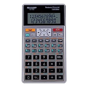 Financial Calculator, Large-Screen Multi-Function Mini Portable Scientific Calculator, Suitable for Financial Accounting Calculators