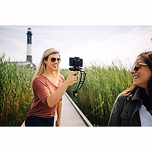 Steadicam Volt Electronic Handheld Gimbal Stabilizer for All IPhone XS, XS Max & XR, All Samsung S9/S9+ & GoPro Hero, Black, compact