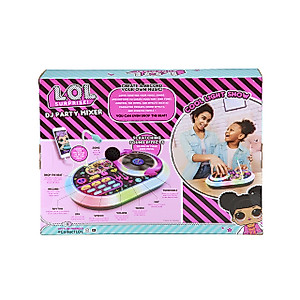 eKids LOL Surprise DJ Party Mixer Turntable Toy with Built in Microphone for Kids, Record and Mix Your Favorite Songs, for Fans of LOL Toys for Girls