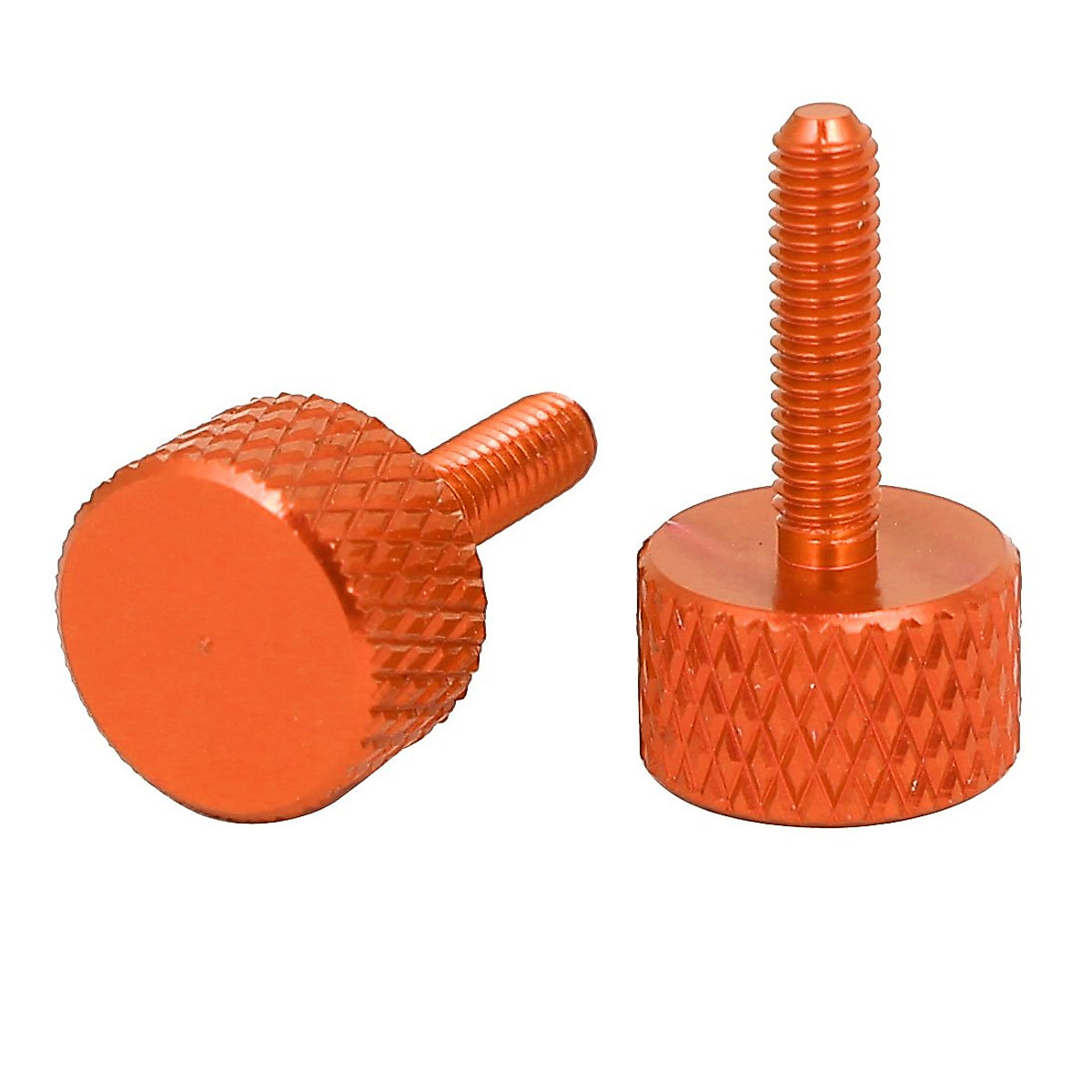 Aexit Computer PC Cleaning & Repair Graphics Card Knurled Head Thumb Screws Orange Computer Screws M3x12mm 10pcs
